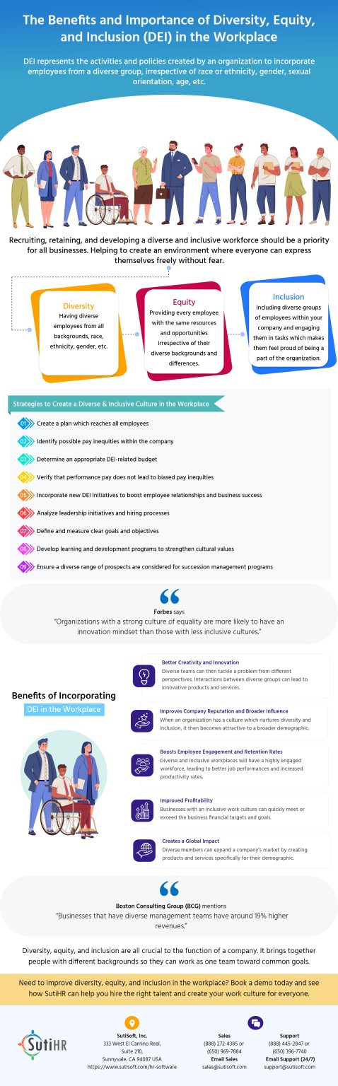Infographic: The Benefits and Importance of Diversity Equity and ...